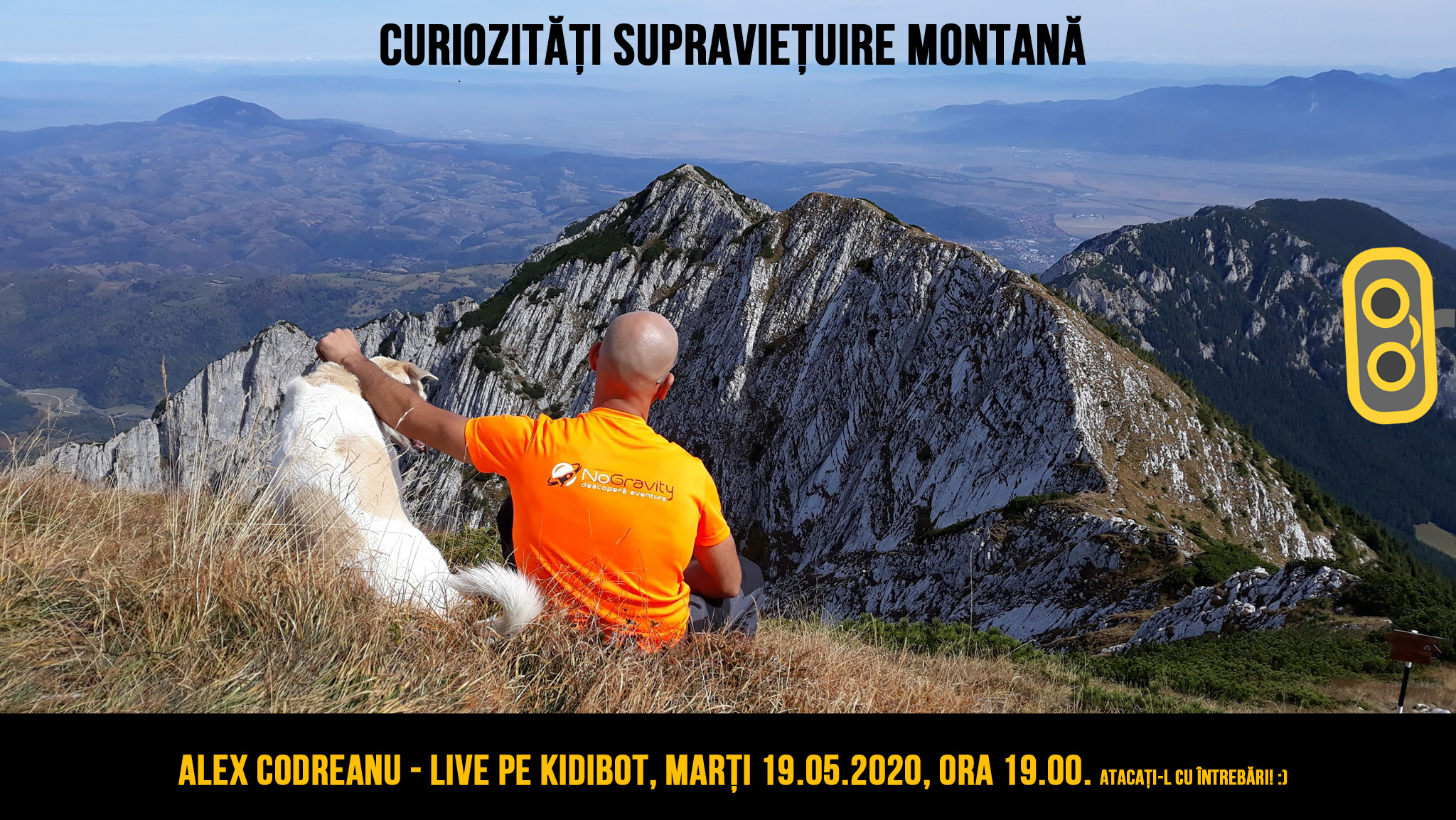 Curiozități supraviețuire montană - LIVE, cu Alex Codreanu - KIDIBOT Knowledge Battles